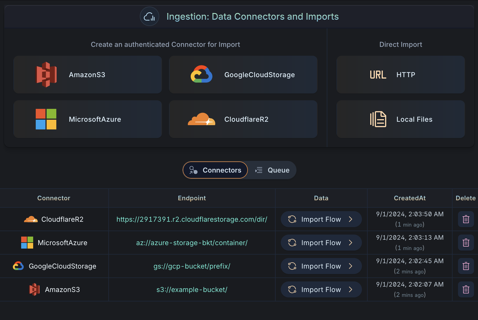 Supports all table data formats - Excel, Csv, Tsv, OpenOffice, Apache Parquet, Json, NdJson,